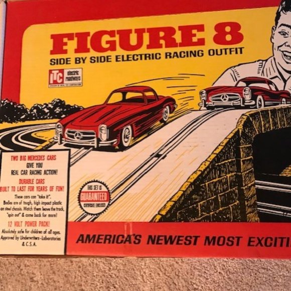 Other | Vintage Itc Mercedes Figure 8 Racing Set | Poshmark